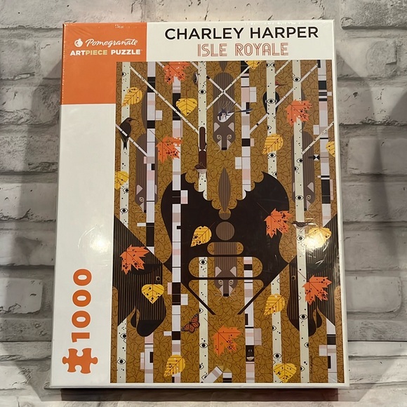 pomegranate | Games | Charley Harper 00 Piece Puzzle Isle Royale Fall ...